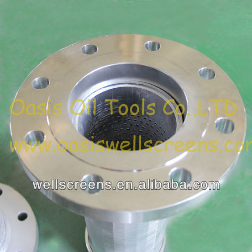 Steel Water Well Screen With Flange Connection, High Quality Steel ...