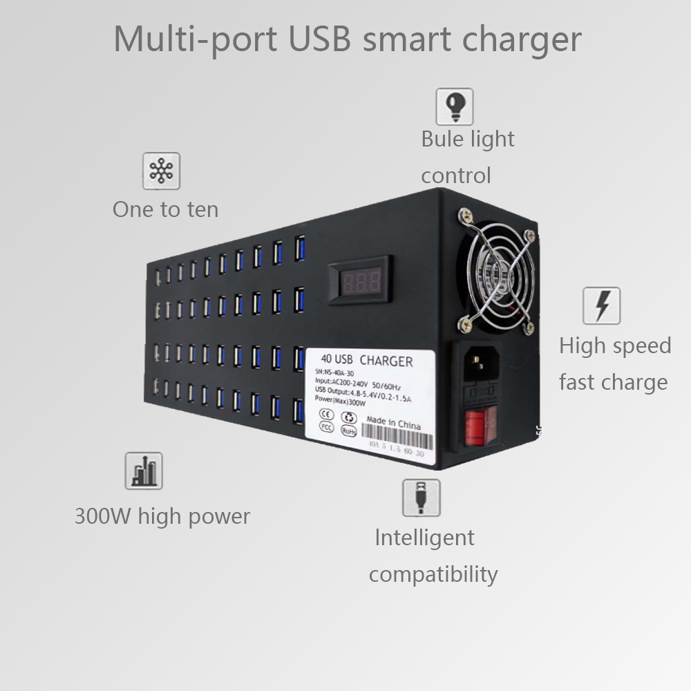 40 พอร์ตสถานีชาร์จ Usb ในตัว คุณภาพสูง 40 พอร์ตสถานีชาร์จ Usb ในตัว บน ...
