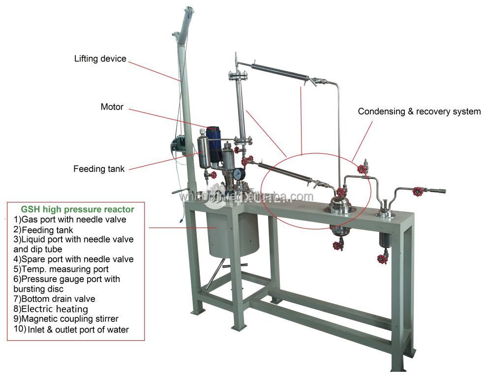 Laboratory Esterification Polycondensation Reactor - 10l Capacity, High ...