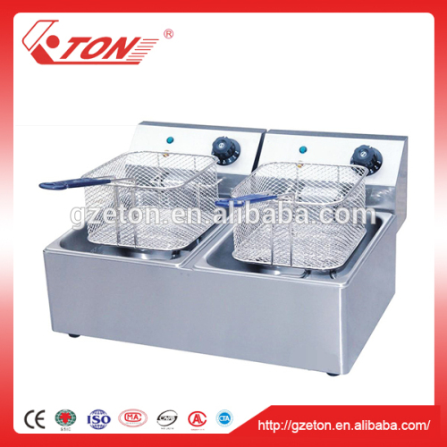 Double Tank Table Top 8l Home Electric Fryer, High Quality Double Tank ...