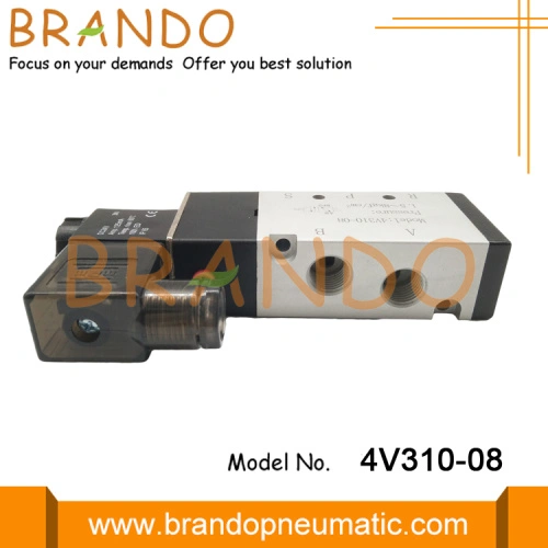 4V310-08 1/4'' Internally Pilot Single Solenoid Valve China ...