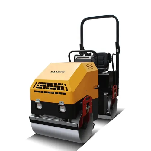 Soil Compaction Double Drum Vibratory Ride-on Road Roller Compactor Fyl ...