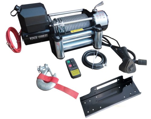 Winch 6000lb Electric Motor 12 Volt Winch, High Quality Winch 6000lb ...