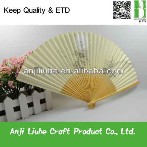 Chinese Painting Promotion Bamboo Paper Fan, High Quality Chinese ...