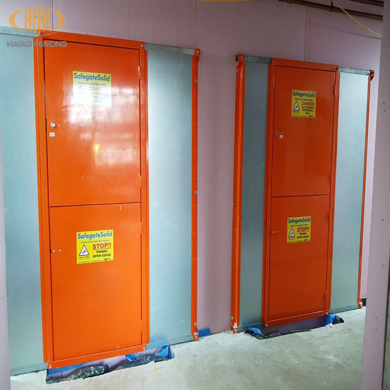 Curtain Elevator Shaft Fall Protection Gate, High Quality Curtain ...