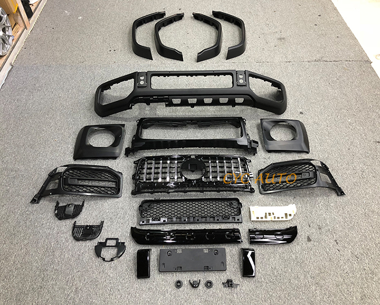 Full Set Body Kit Facelift Upgrade For Mercedes-benz G63 W463 2019 ...
