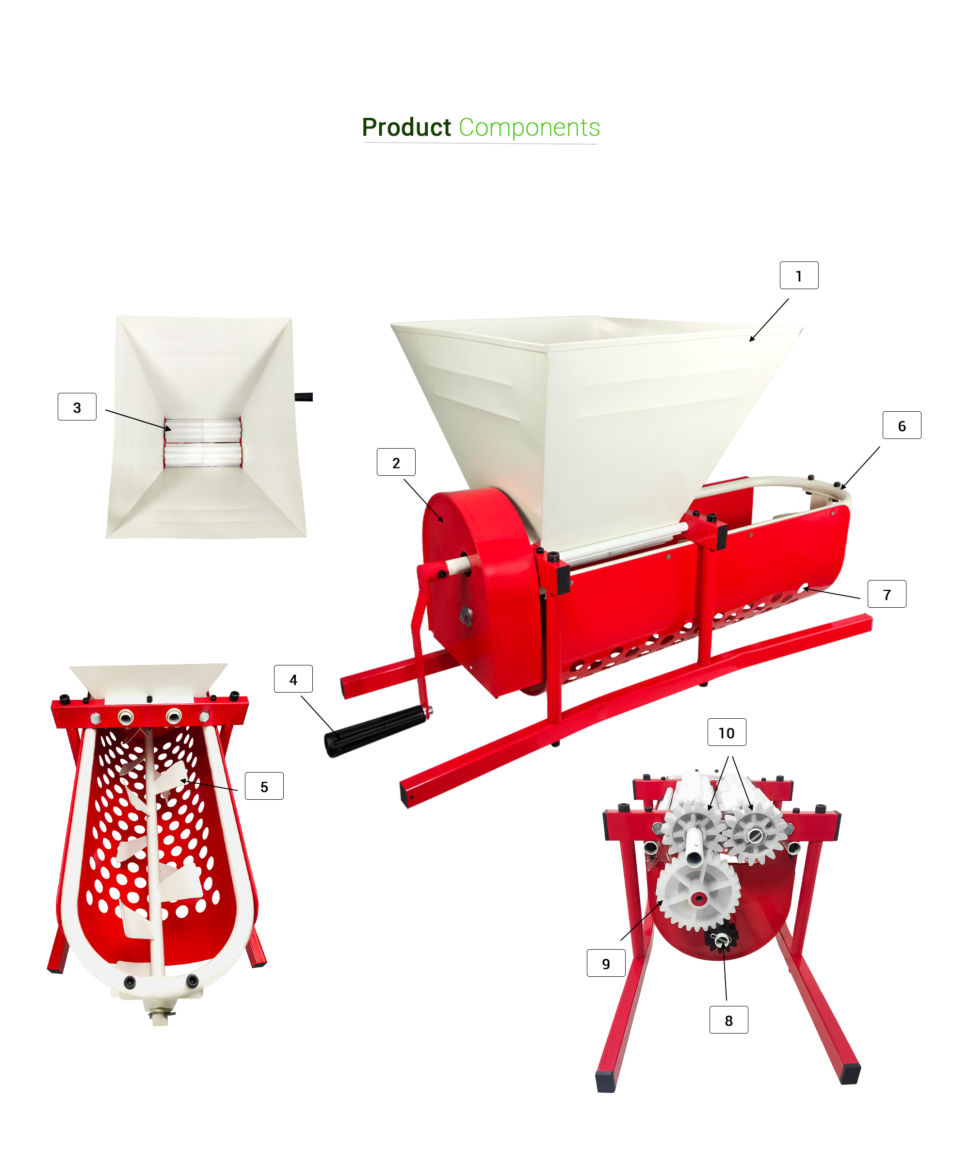 Manual Grape Crusher & Destemmer Dg07 For Shipping To Europe, High ...