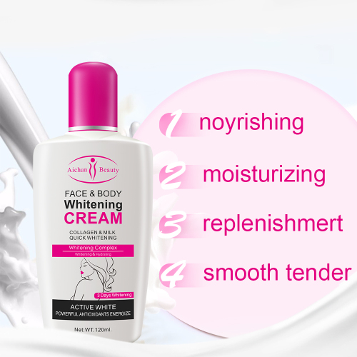 120ml Collagen Milk Bleaching Face Body Lotion Whitening And Moisturizing Skin Care Underarm ...