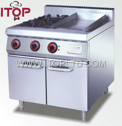 Gas Burner And Griddle/gas Range Kitchen Cabinet Gas Cooker, High ...