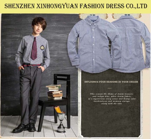 High Quality School Uniform Custom School Shirt, High Quality High ...