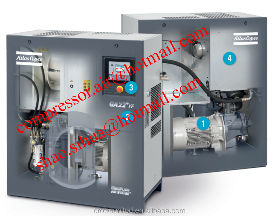 Atlas Copco Compressors โบรชัวร์ Ga 11+-30/ga 15-30 Vsd คุณภาพสูง Atlas ...