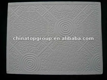 Pvc Laminated Gypsum Ceiling Tile, High Quality Pvc Laminated Gypsum ...