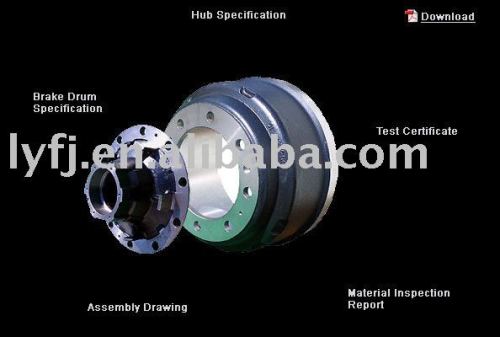Truck Wheel Hubs-brake Drum, High Quality Truck Wheel Hubs-brake Drum ...