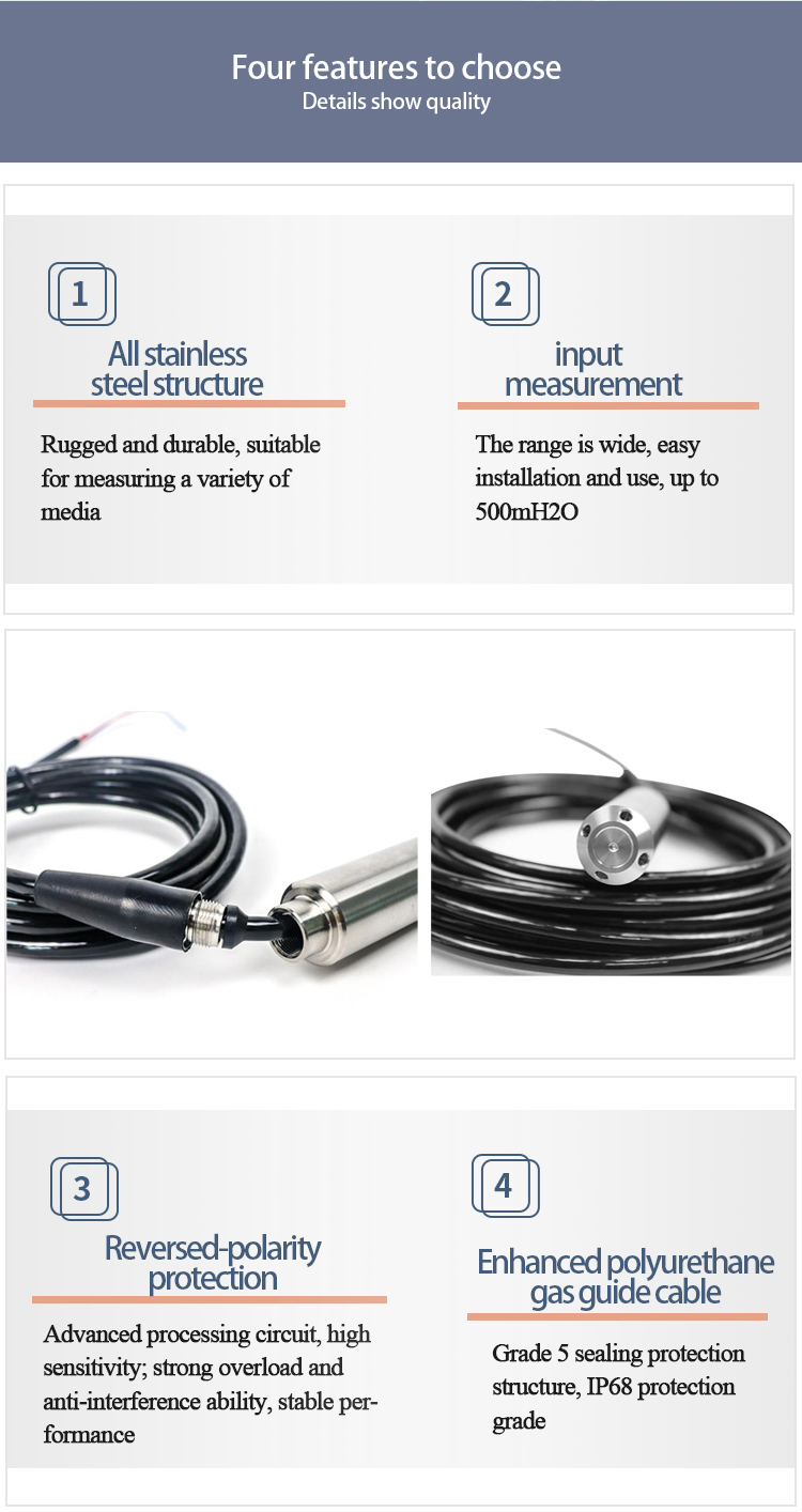 Submersible Digital Water Level Sensor, High Quality Submersible ...