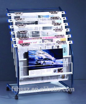 Freestanding Multipurpose Practical Newspaper Display Rack Hs-ns05 ...