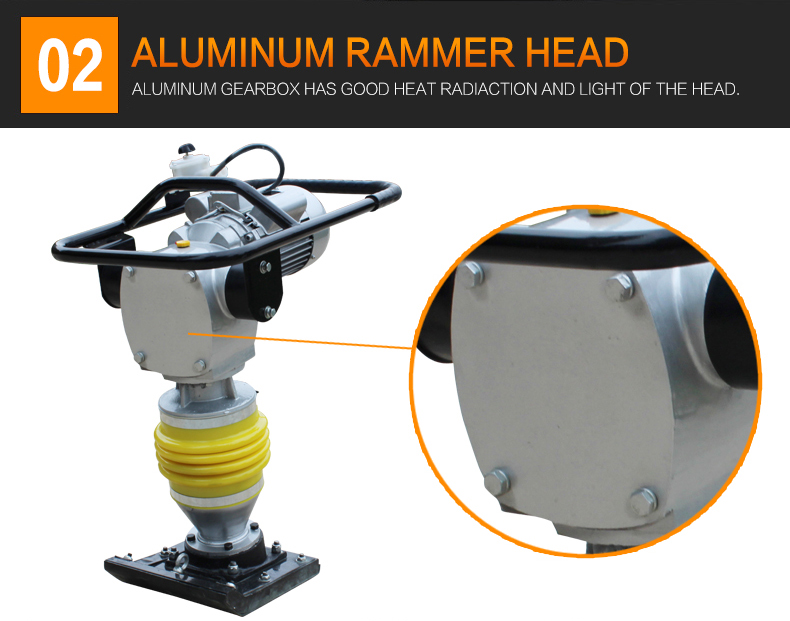 Impact Tamping Rammer - Ground Compaction Tool By Construction Machine ...
