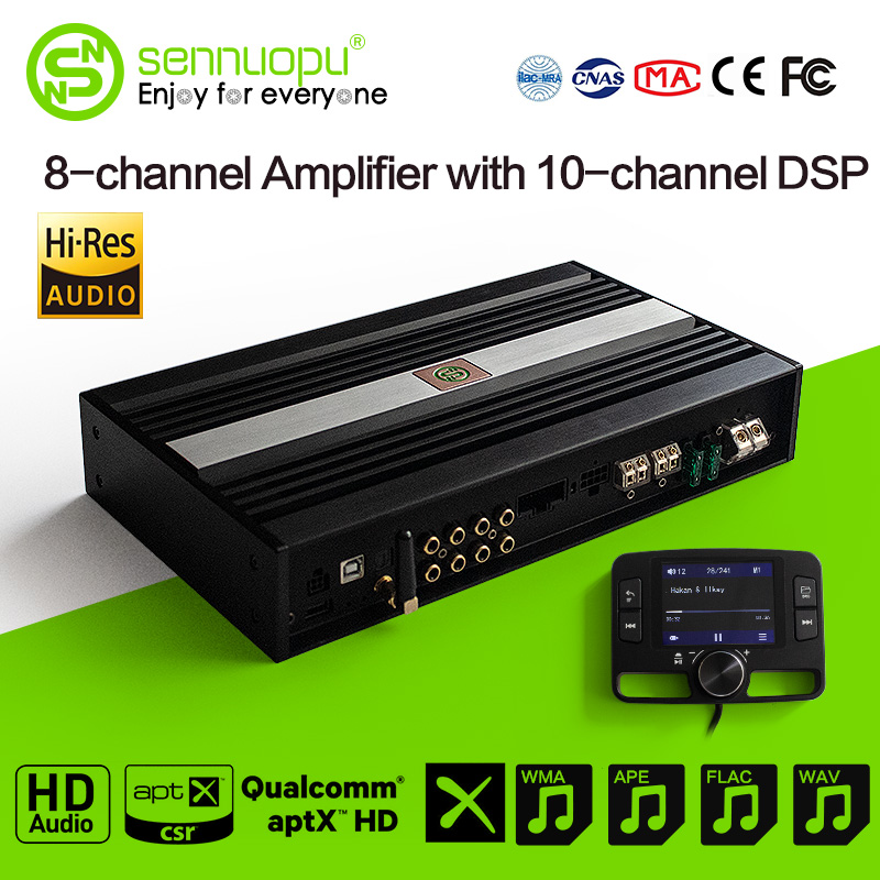 8 Channel Ce 12v Dsp Audio Processor With 800w Power And 1000w/500w ...