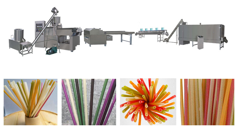 Biodegradable Rice Straw Eatable Straws Production Line Equipment, High ...