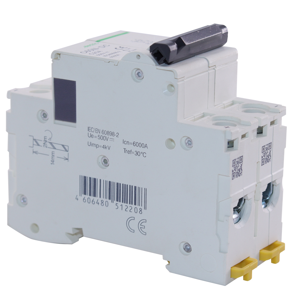 2p Mcb For Solar Pv Systems 500vdc 1000vdc 32a 63a, High Quality 2p Mcb ...