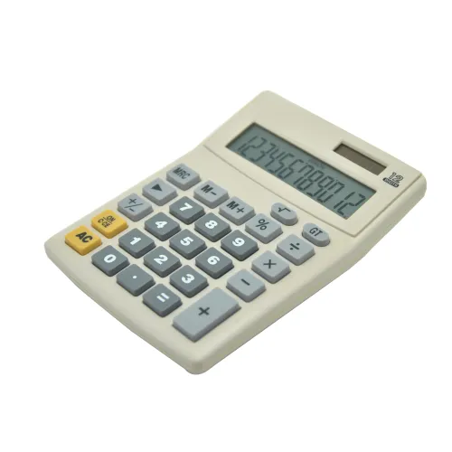 12 Digit Dual Power Office Desktop Calculator, High Quality 12 Digit ...