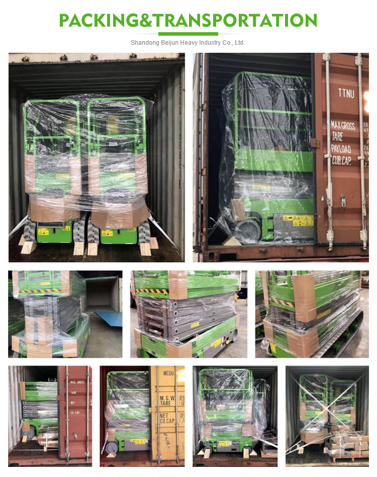 Folding Arm Aerial Work Platform Lift With 230kg Load Capacity And 16m ...