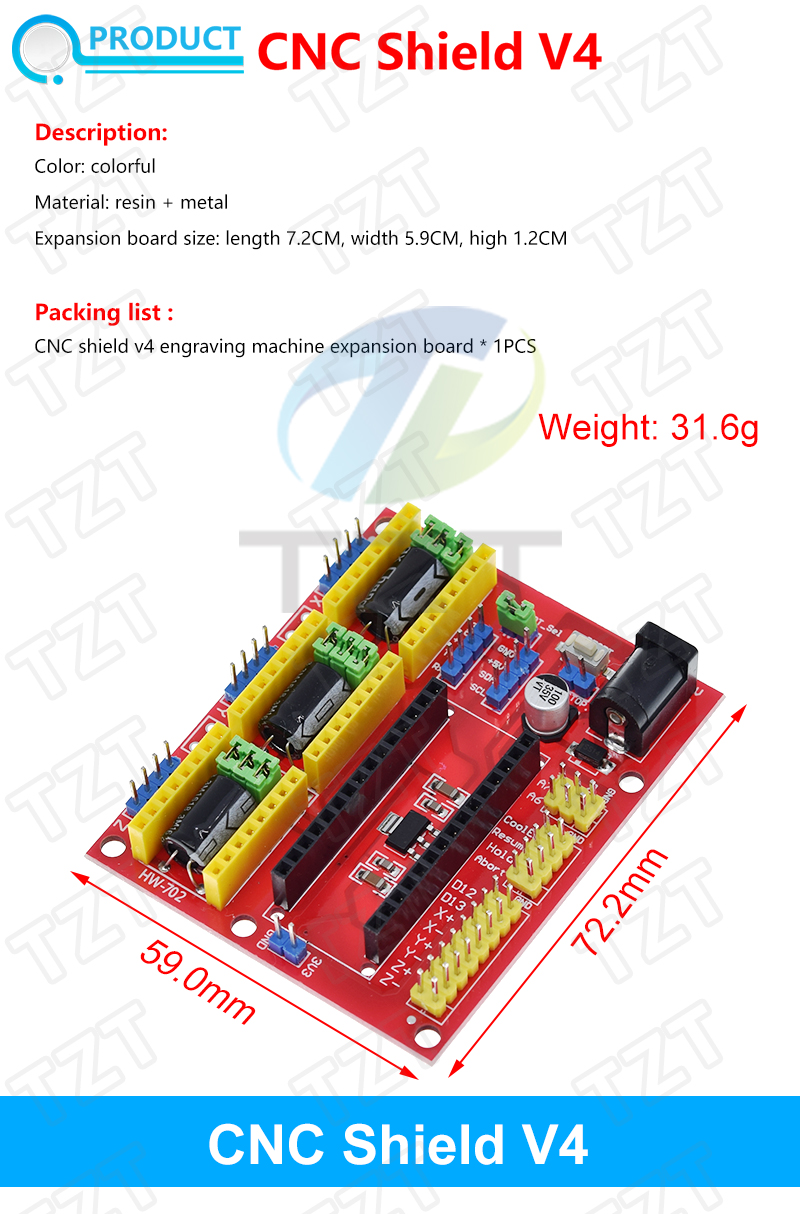 Nano V3.0 Controller Terminal Adapter Expansion Board For Arduino Avr ...