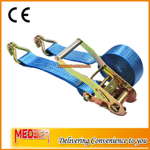 2 Inch 5 Tons Cargo Lashing Belts/ Ratchet Assembly Straps/ Ratchet ...