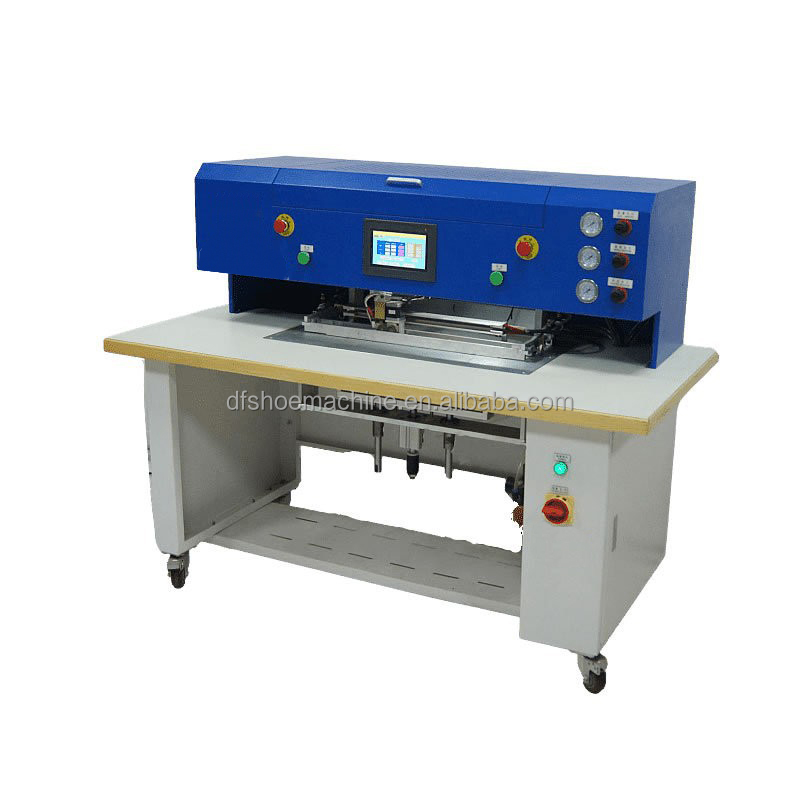 Automatic Pu Leather Window Hot Melt Gluing Folding Machine For Bags ...