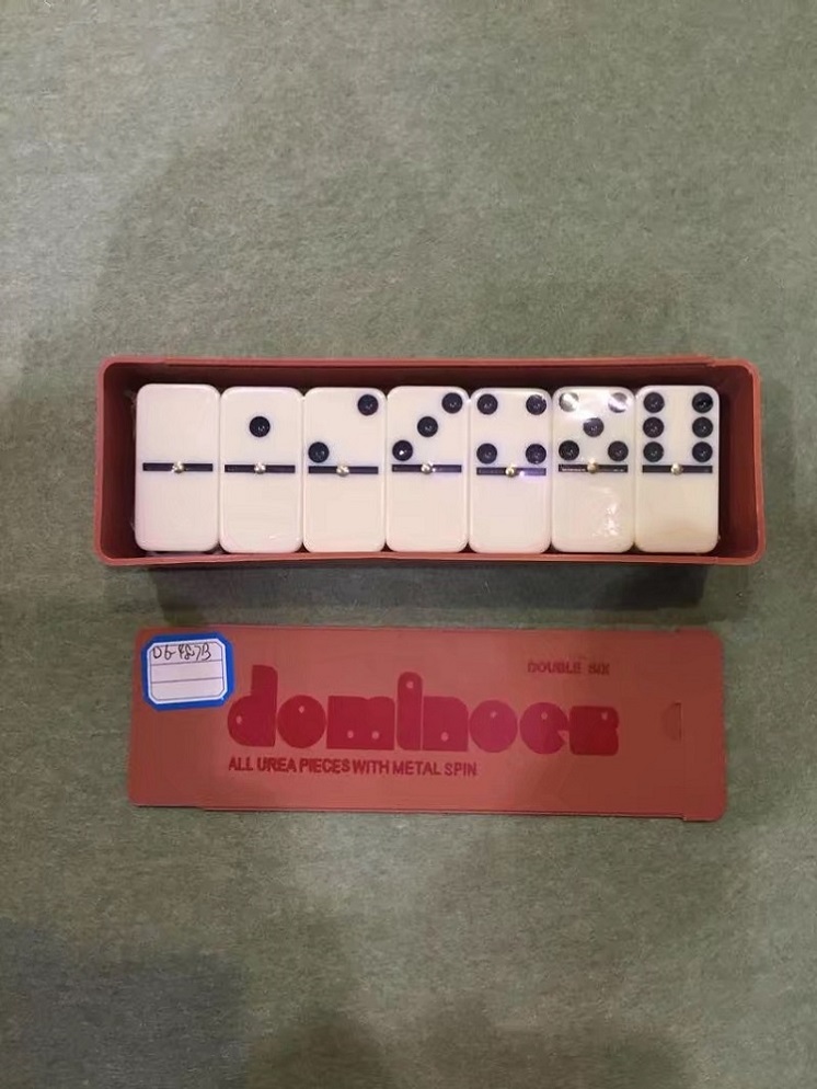 Double 6 Melamine Plastic Dominoes In Plastic Box, High Quality Double ...