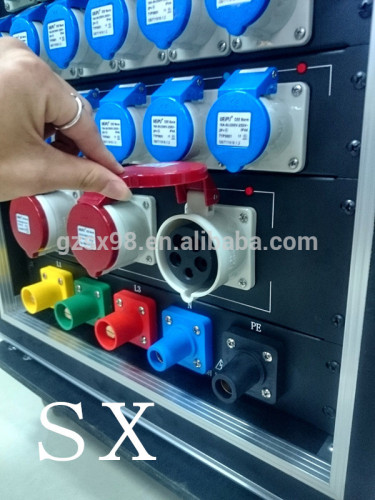 3 Phase Camlock Power Rack With Mcb, High Quality 3 Phase Camlock Power ...