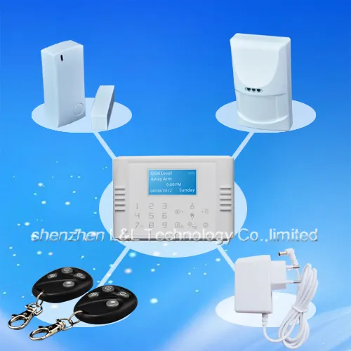 30 Wireless + 8 Wired Defense Zones Home Security Gsm & Pstn Alarm ...
