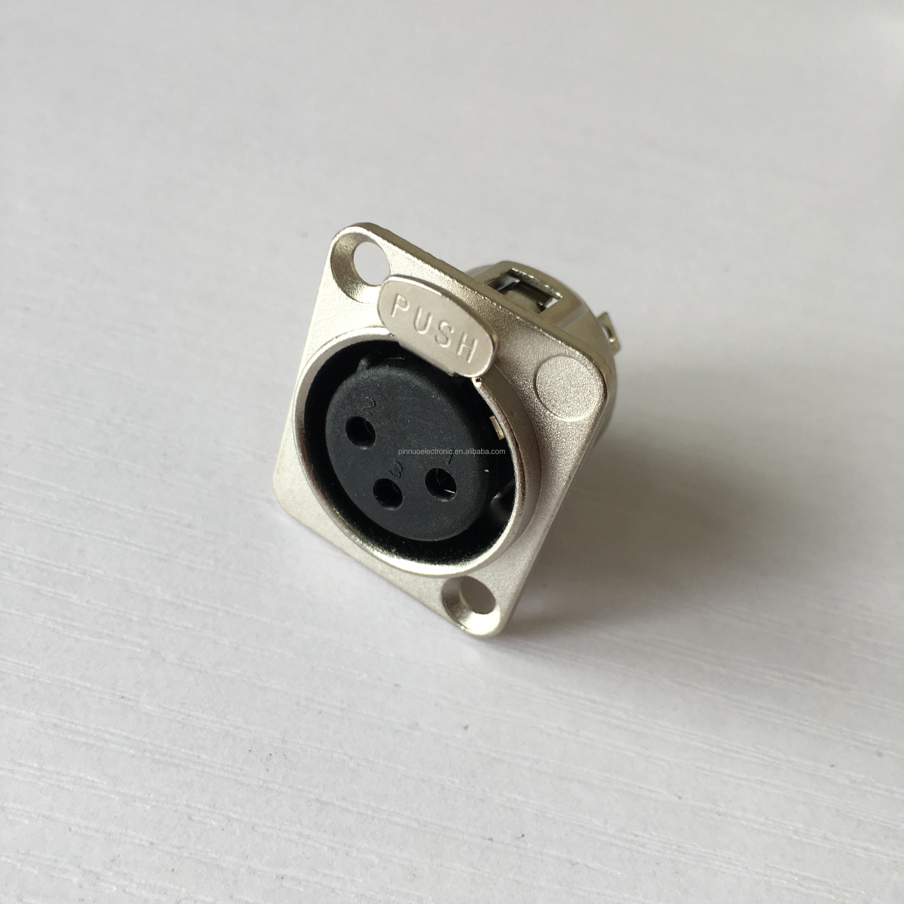 Xlr Female Connector Panel Mount Socket For Microphone/mic Mixer With ...