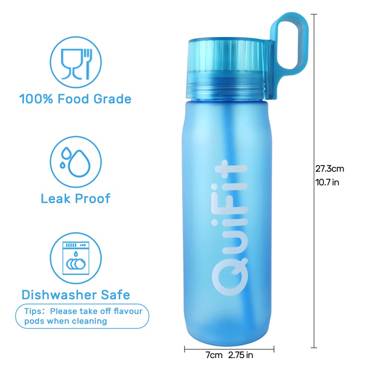 Flavored Water Bottle With Random Flavor Pod - Air Fruit Smell, Sugar ...