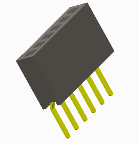 1.27mm Single Row Smt Female Connector, High Quality 1.27mm Single Row ...