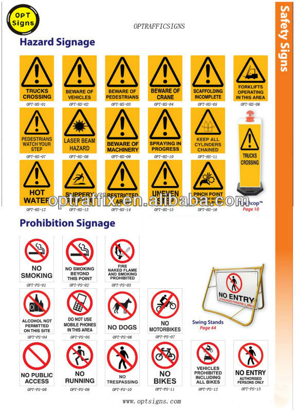 Pp Safety Signs Prohibition Signs Keep Back Straight When Lifting, High ...