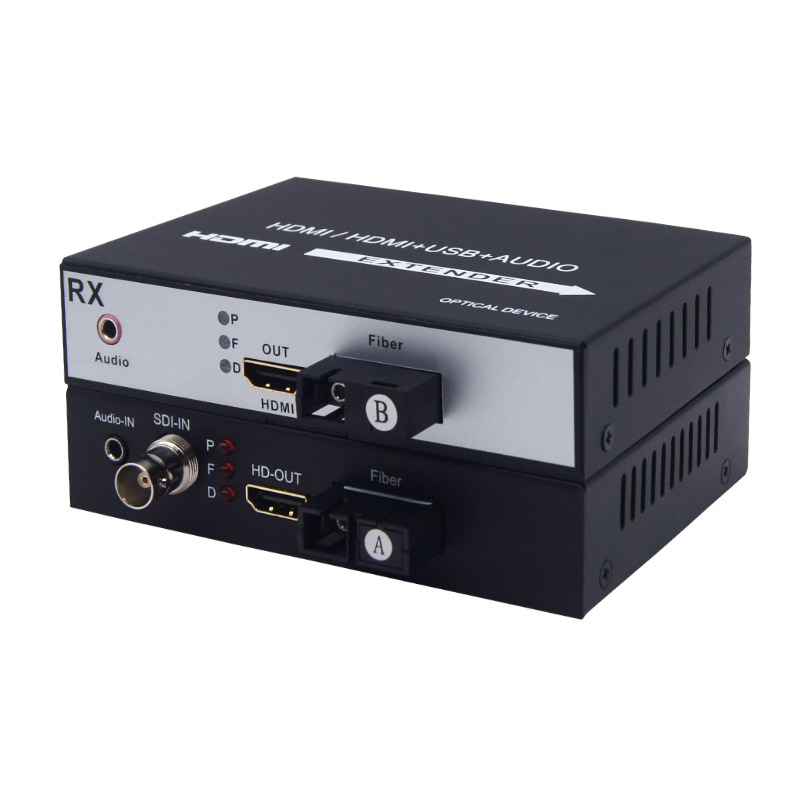 3g-sdi To Hdmi Extender Over Fiber - 20km 1080p Hdmi Fiber Converter ...