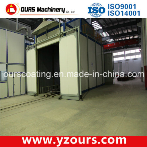 Professional Powder Coating Booth With Curing Oven, High Quality ...