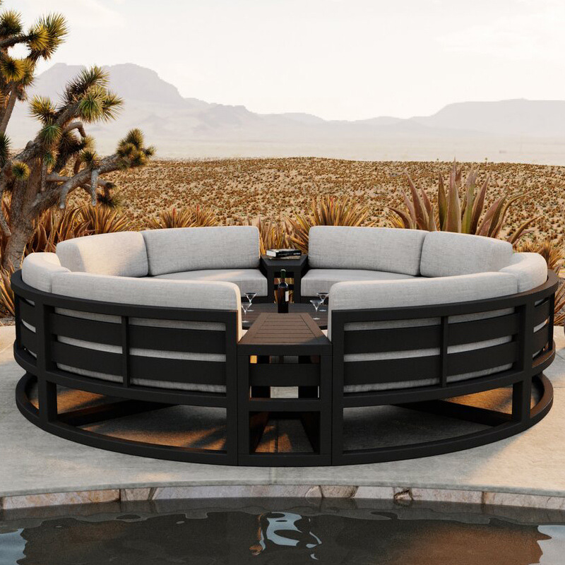 Courtyard Garden Simple Balcony Round Outdoor Sofa, High Quality ...