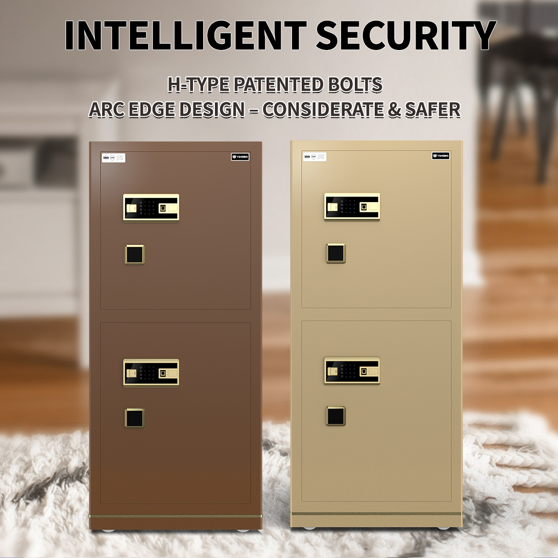 Office Security Large Safes Fingerprint Lock Safe Box, High Quality ...
