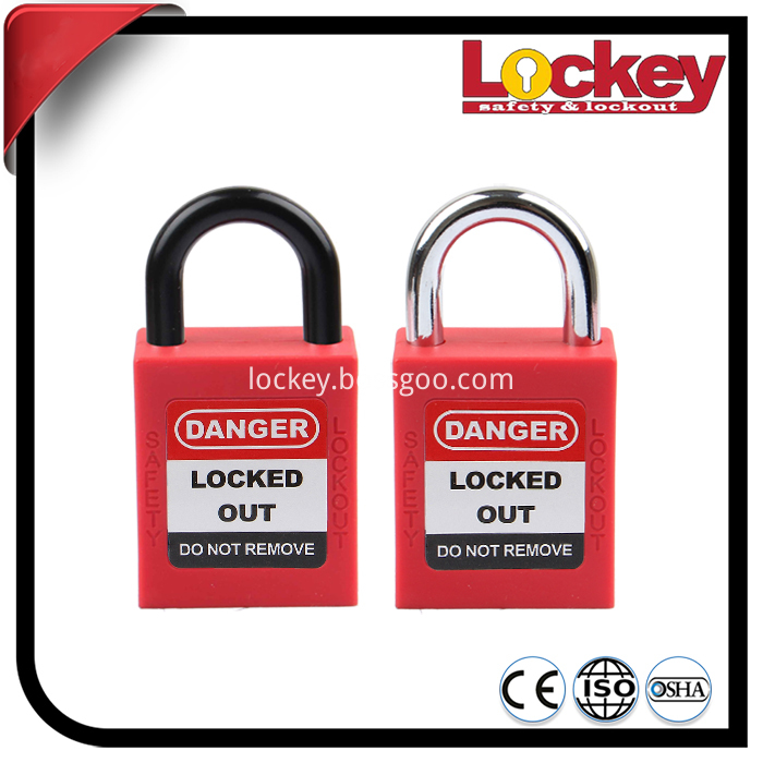25mm Steel Short Shackle Lockout Tagout Padlock, High Quality 25mm Steel Short Shackle Lockout ...