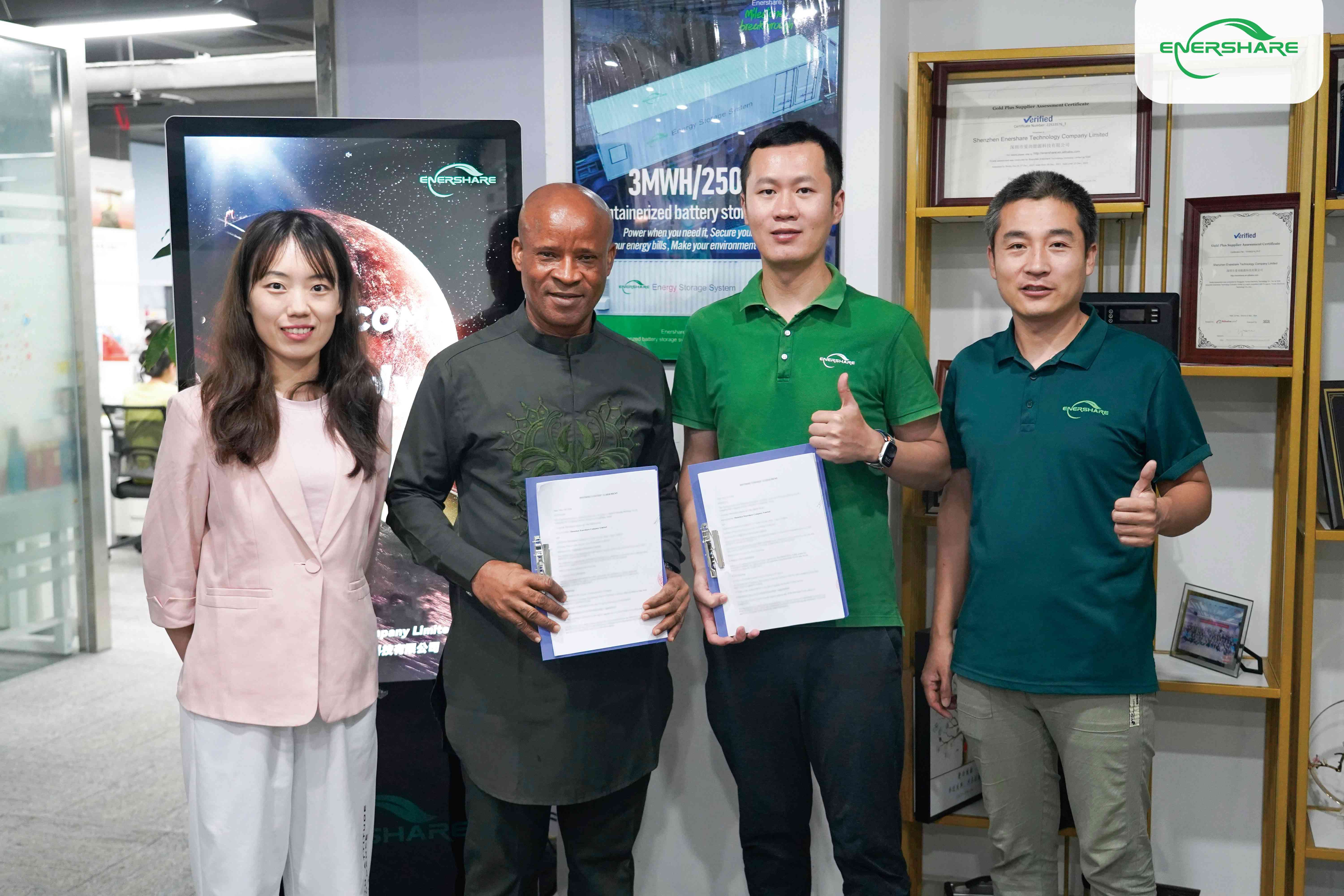 Enershare successfully signed a dealer cooperation agreement with ...
