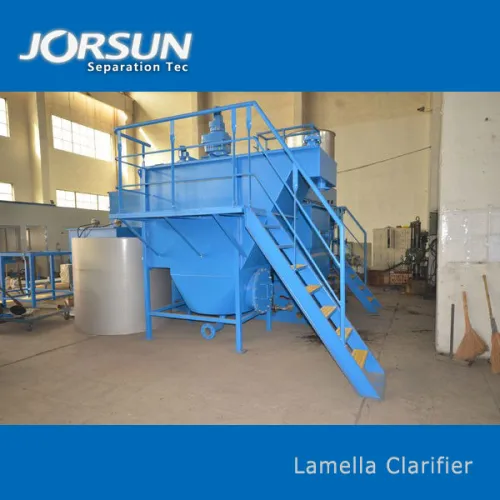 Inclined Plates Clarifier Used In Food Industry Wastewater Treatment ...