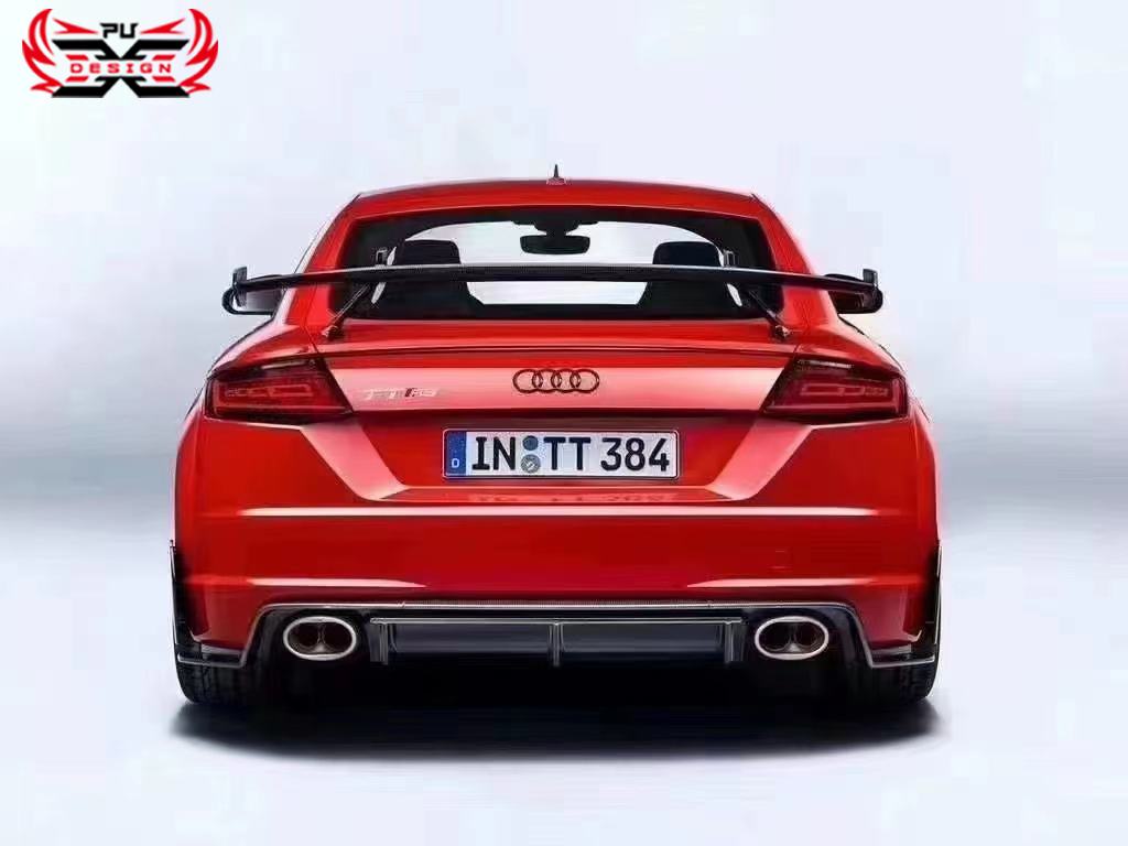 Mk3 Style Carbon Fiber Body Kit For Audi Tts - Front Lip, Side Skirts ...