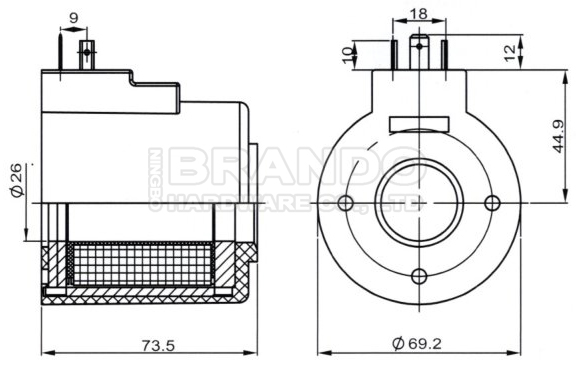 Hydraulic Solenoid Valve Coil 120V AC 60Hz SWH-G03-R120-31 China ...