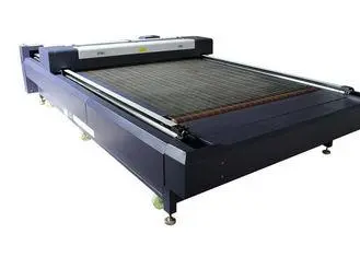 Flat Bed Cnc Laser Cutting Machine , Canvas / Clothing / Ca, High ...