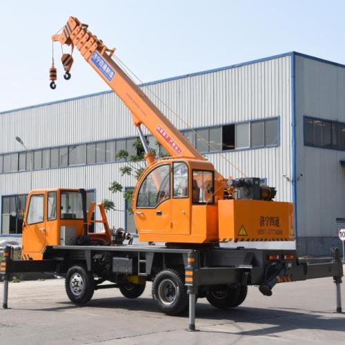 8 Ton Mobile Telescopic Lorry Crane คุณภาพสูง 8 Ton Mobile Telescopic ...