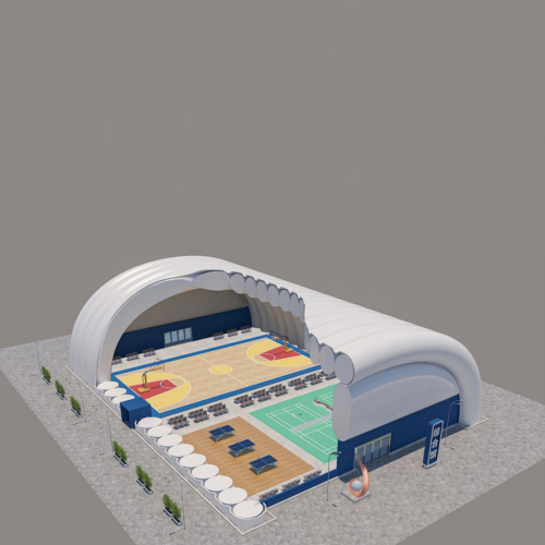 Air Structure Inflatable Stadium Tent Membrane Soccer Field, High ...