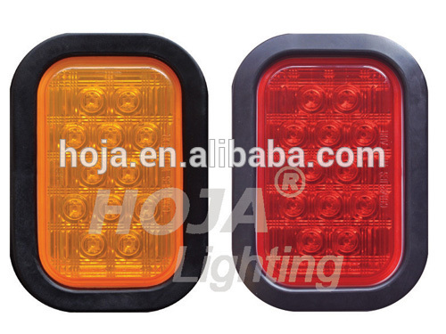 Rectangular Led Tail Light, Stop/turn/tail Led Truck Tail Lamp, High ...