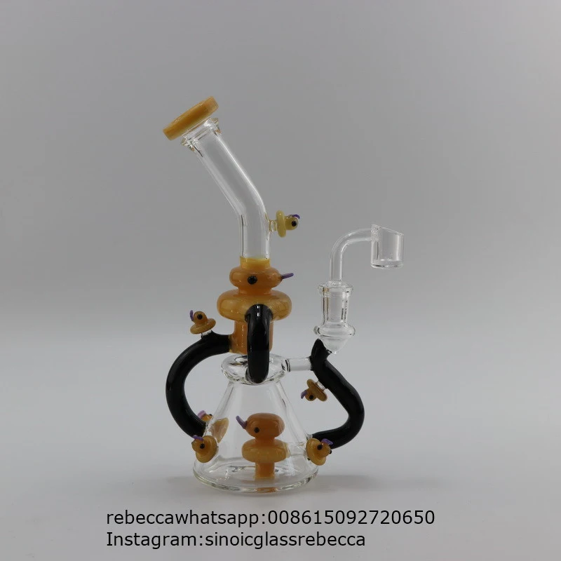 Very Special Flok Of Yellow Duck Dab Rig, Glass Smoking Pipe, Glass ...