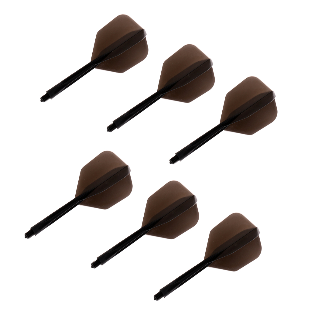6 Pieces Transparent 2ba Thread Dart Shafts And Dart Flights Connection ...
